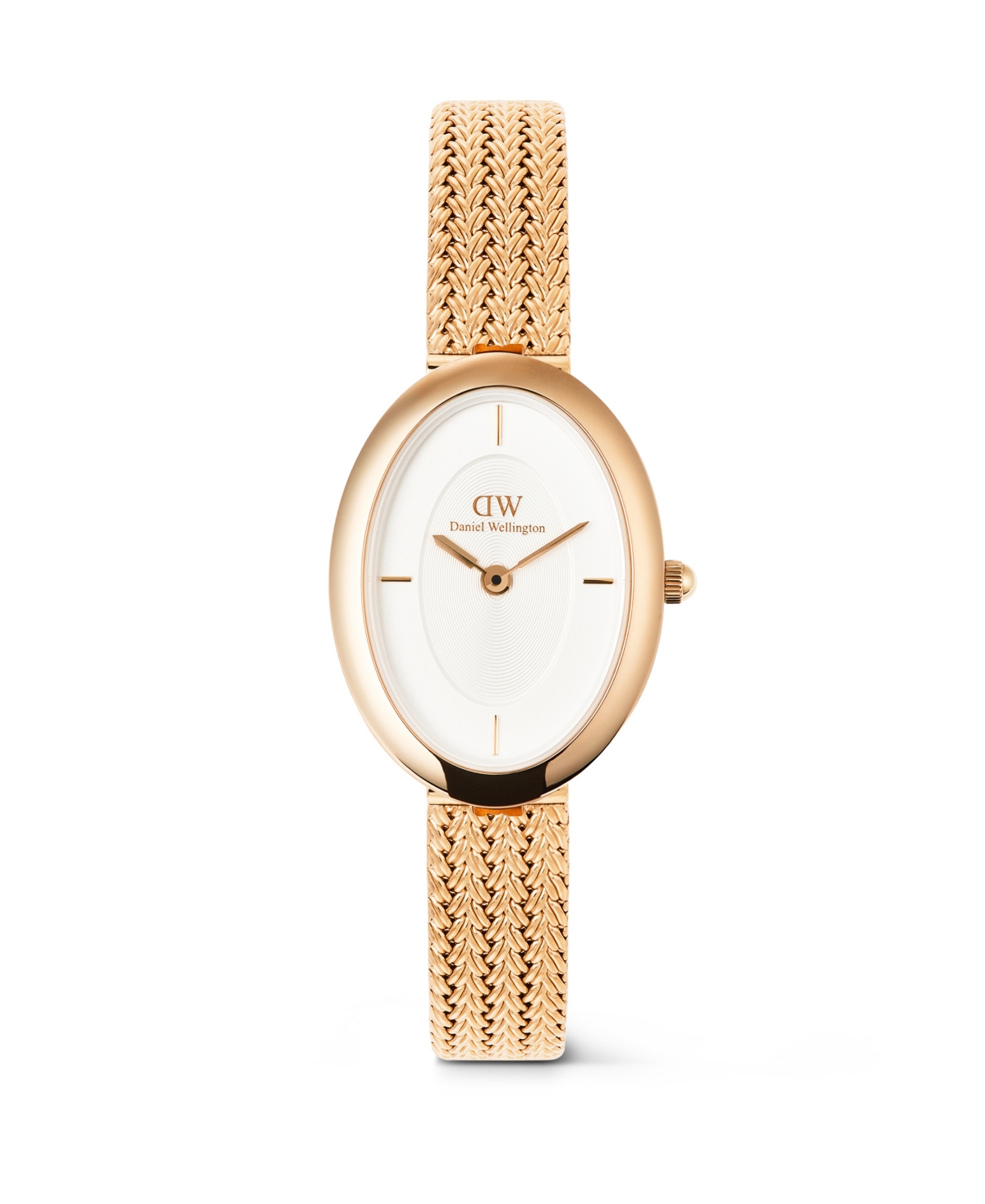Click here for Daniel Wellington Womens Analog Rose Gold-Tone Sta... prices