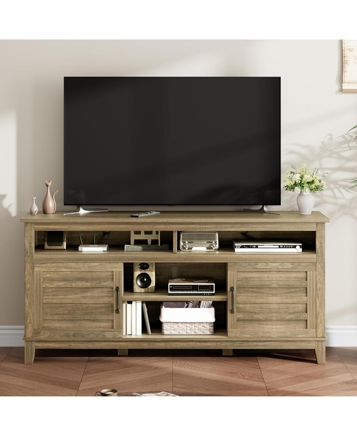 Click here for gaomon Farmhouse Tv Stand for 63 Inch Tv  Entertai... prices
