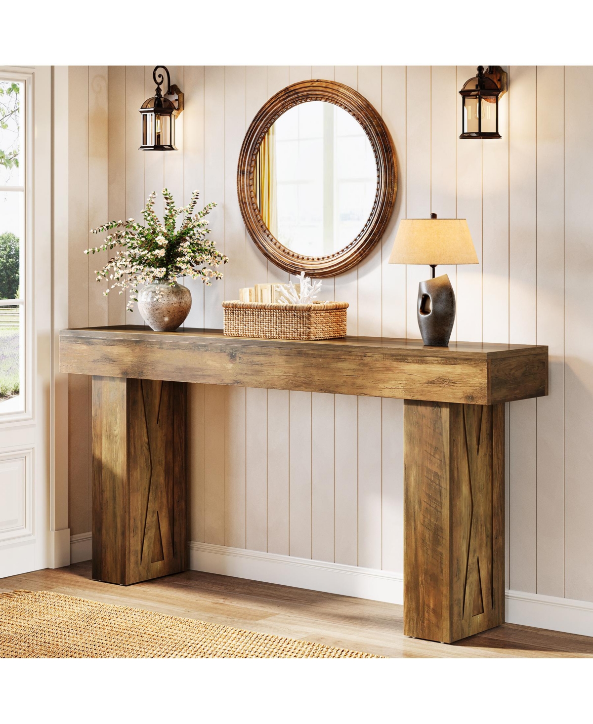 Click here for Tribesigns 63-Inch Narrow Console Table  Modern So... prices