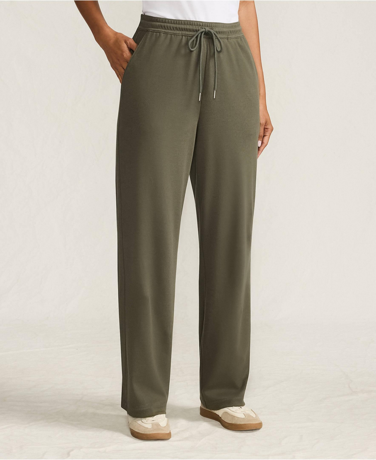 Click here for Lands End Womens Sport Knit High Rise Pull On Rela... prices