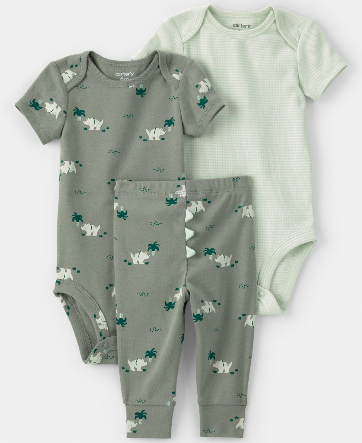Click here for Carters Baby Boys Dinosaur Print Bodysuits and Pan... prices