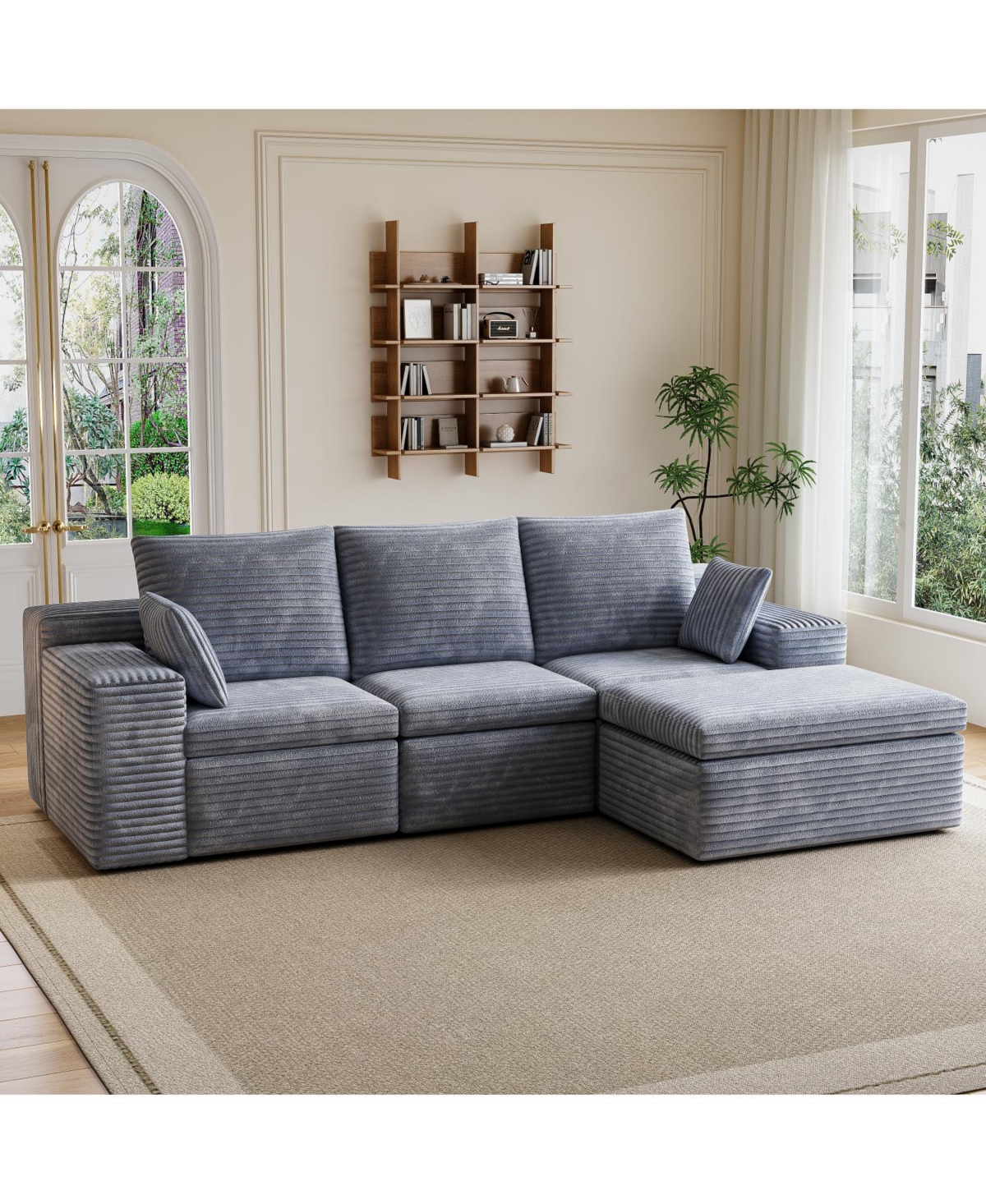 Click here for Streamdale Furniture Streamdale U-Shape Corduroy S... prices