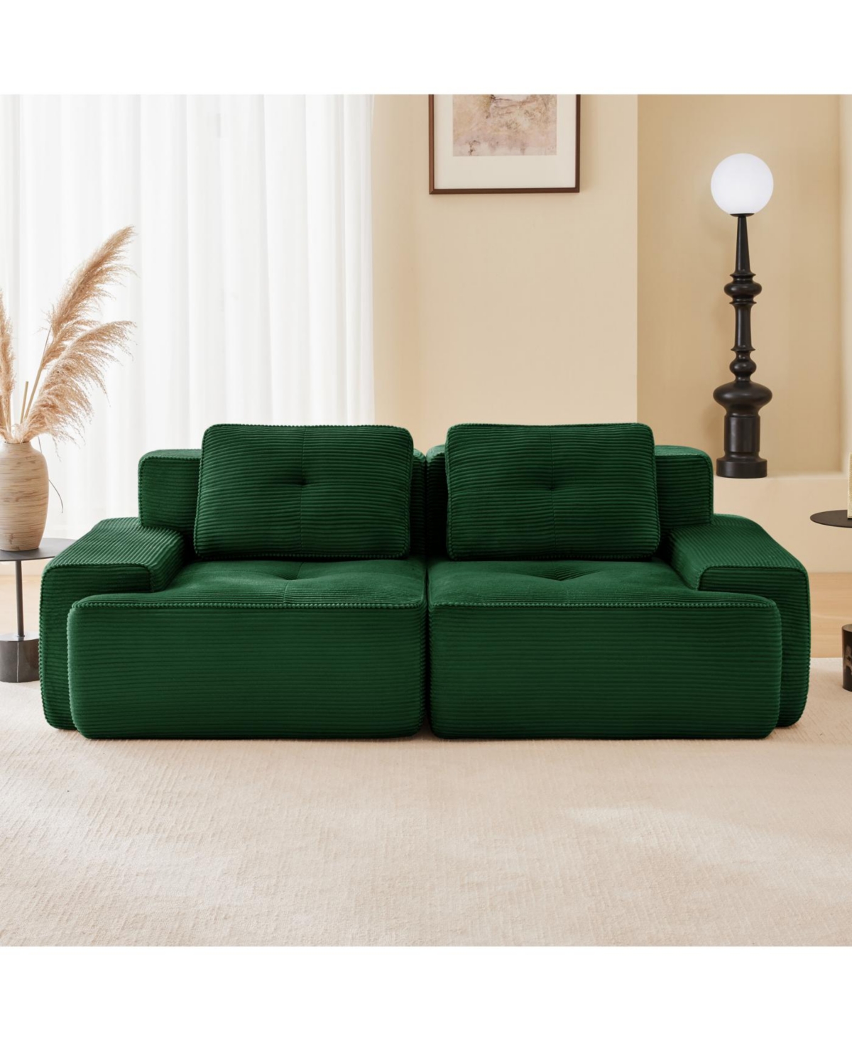 Click here for Streamdale Furniture Modern L-Shaped Corduroy Sect... prices