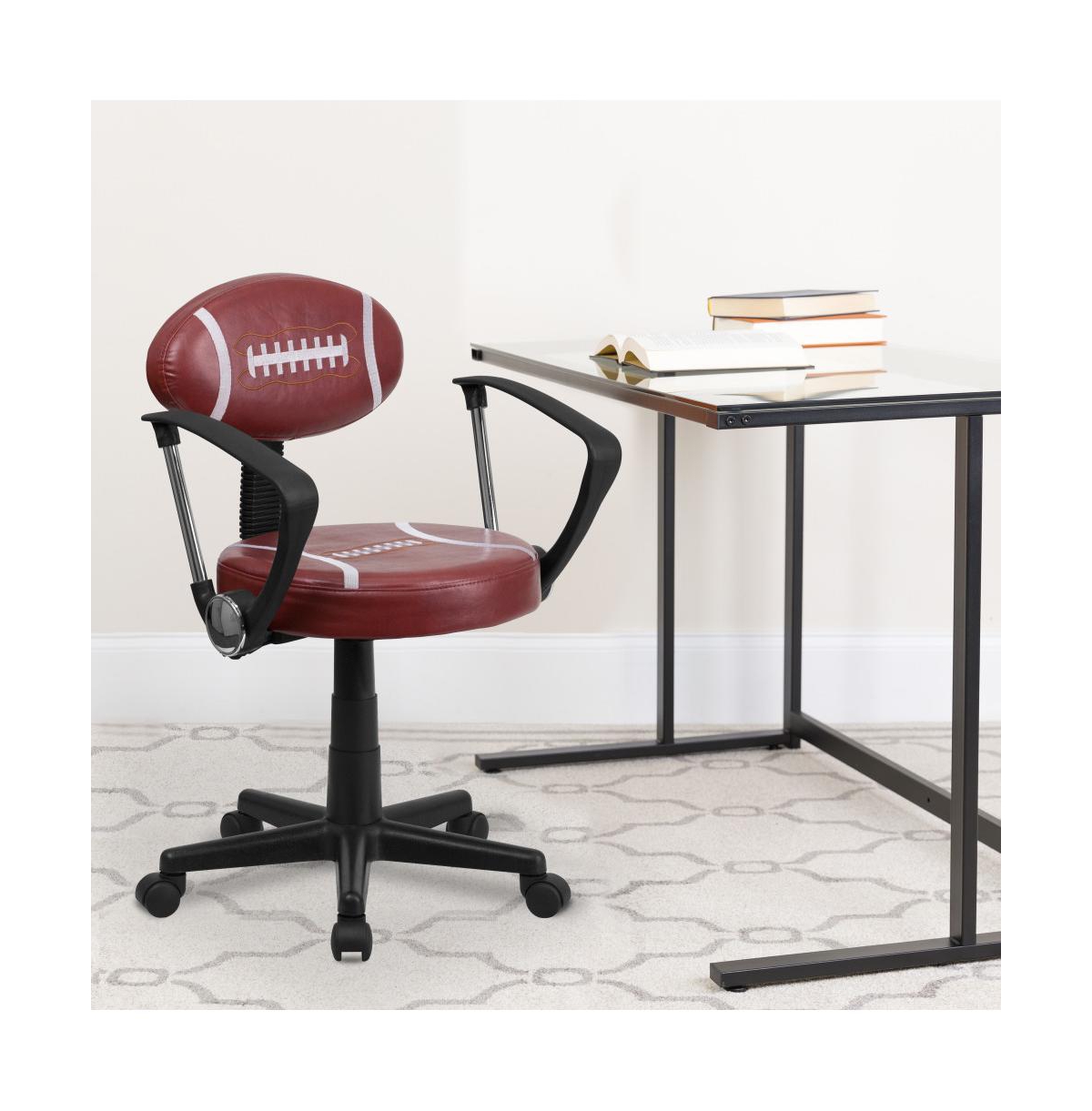 Click here for Emma+Oliver Sports Swivel Task Office Chair with A... prices