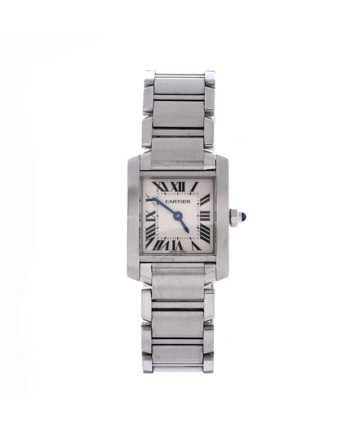 Click here for Pre-Owned Cartier Tank Francaise Quartz Watch in S... prices