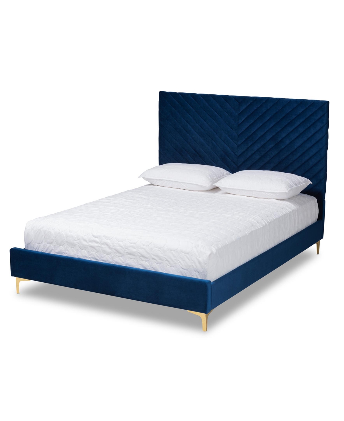 Click here for Baxton Studio Fabrico 85.6 Metal Contemporary Quee... prices