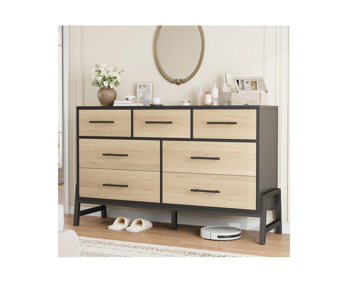 Click here for gaomon 52-Inch Wide Freestanding 7-Drawer Bedroom... prices