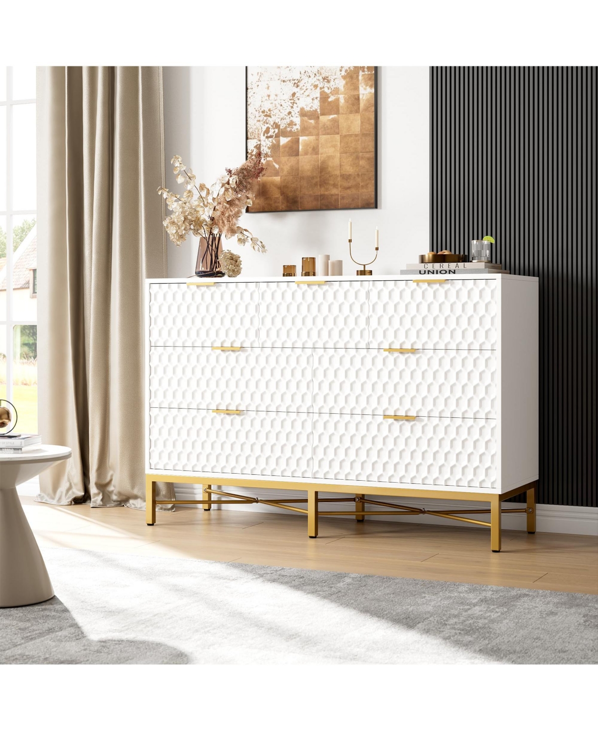 Click here for Gaomon 7 Drawer Dresser for Bedroom  Simply Modern... prices
