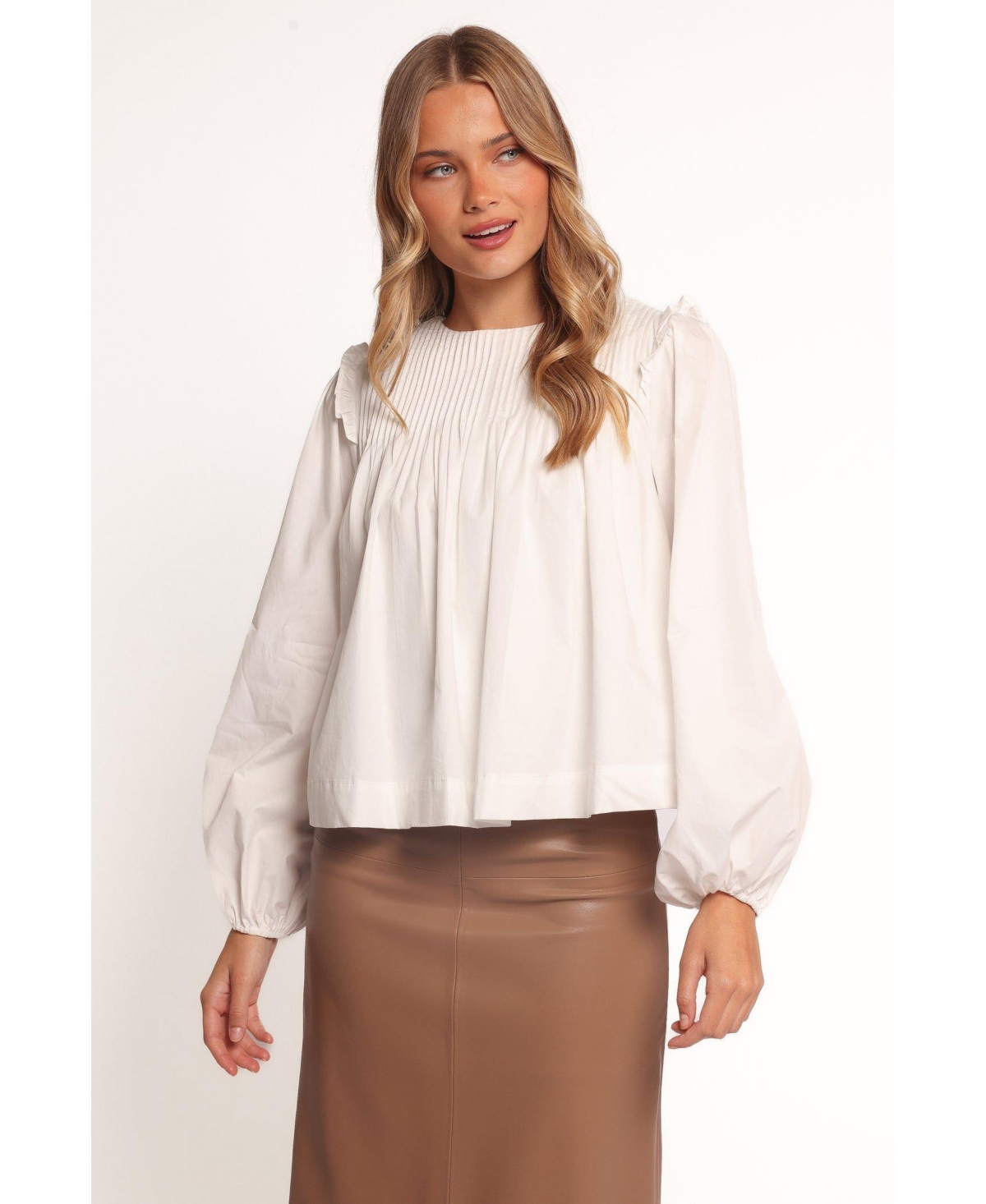 Click here for Petal and Pup Womens Melba Blouse - White prices