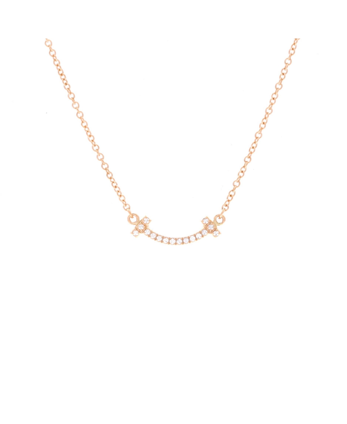 Click here for Pre-Owned Tiffany & Co T Smile Pendant Necklace -... prices