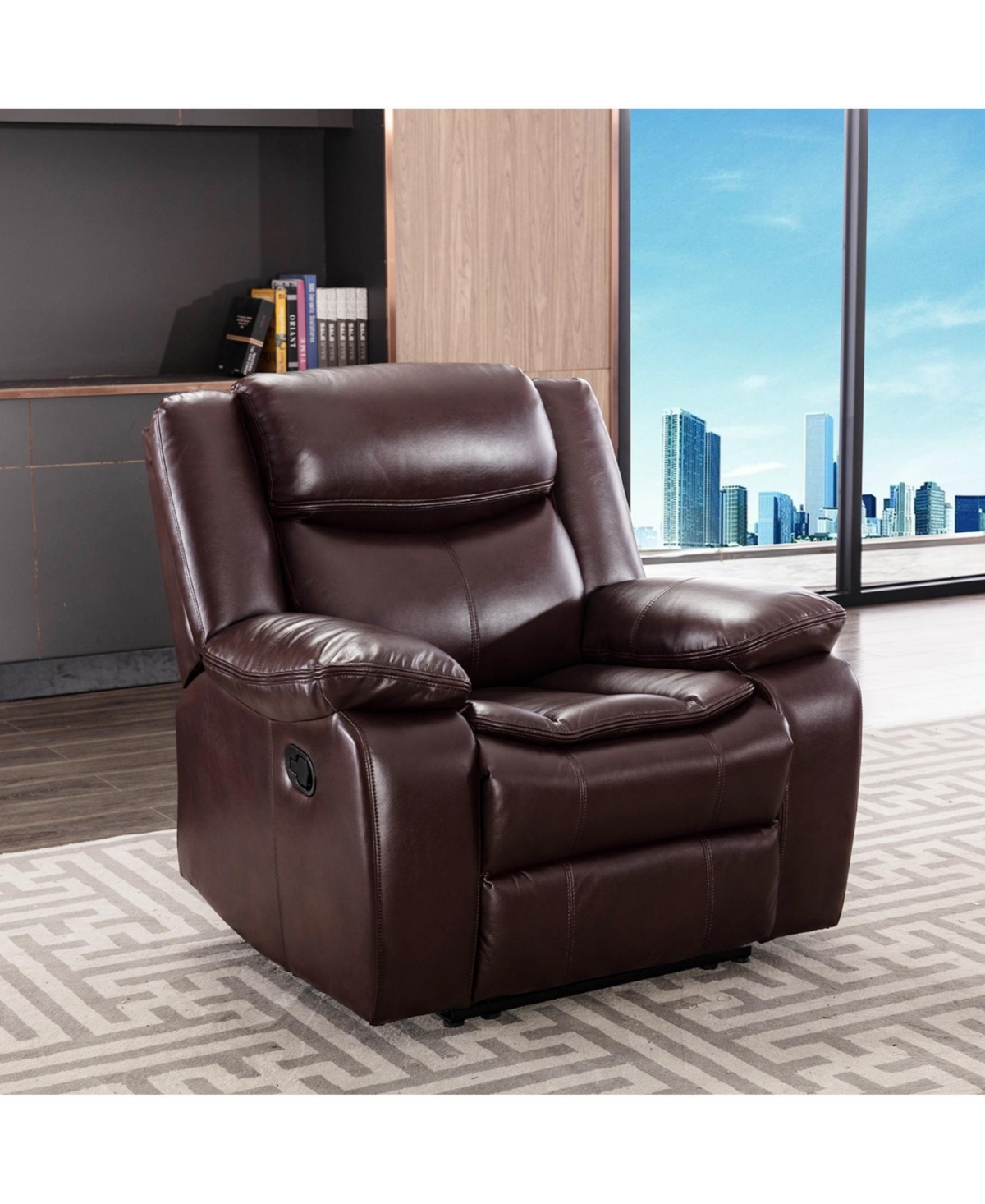 Click here for Streamdale Furniture Breathable Leather Manual Rec... prices