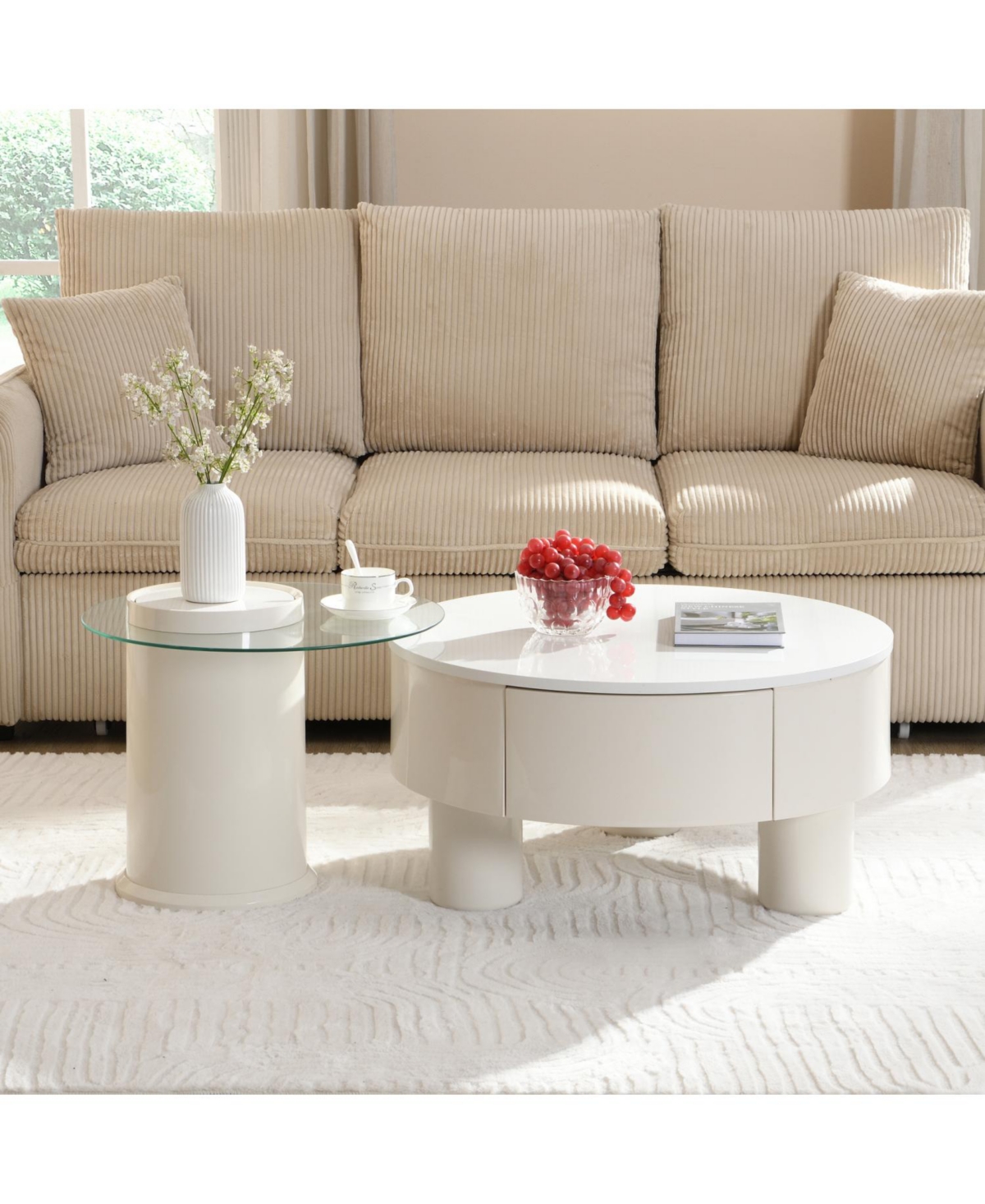 Click here for Streamdale Furniture Nesting Coffee Table Set w/ S... prices