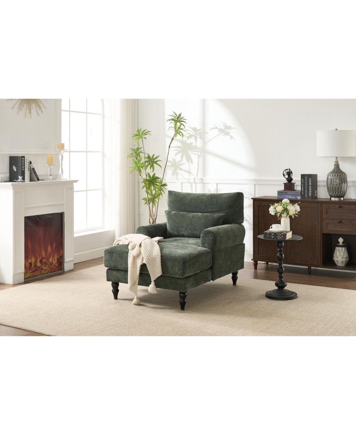 Click here for Streamdale Furniture Streamdale Green Chaise Loung... prices