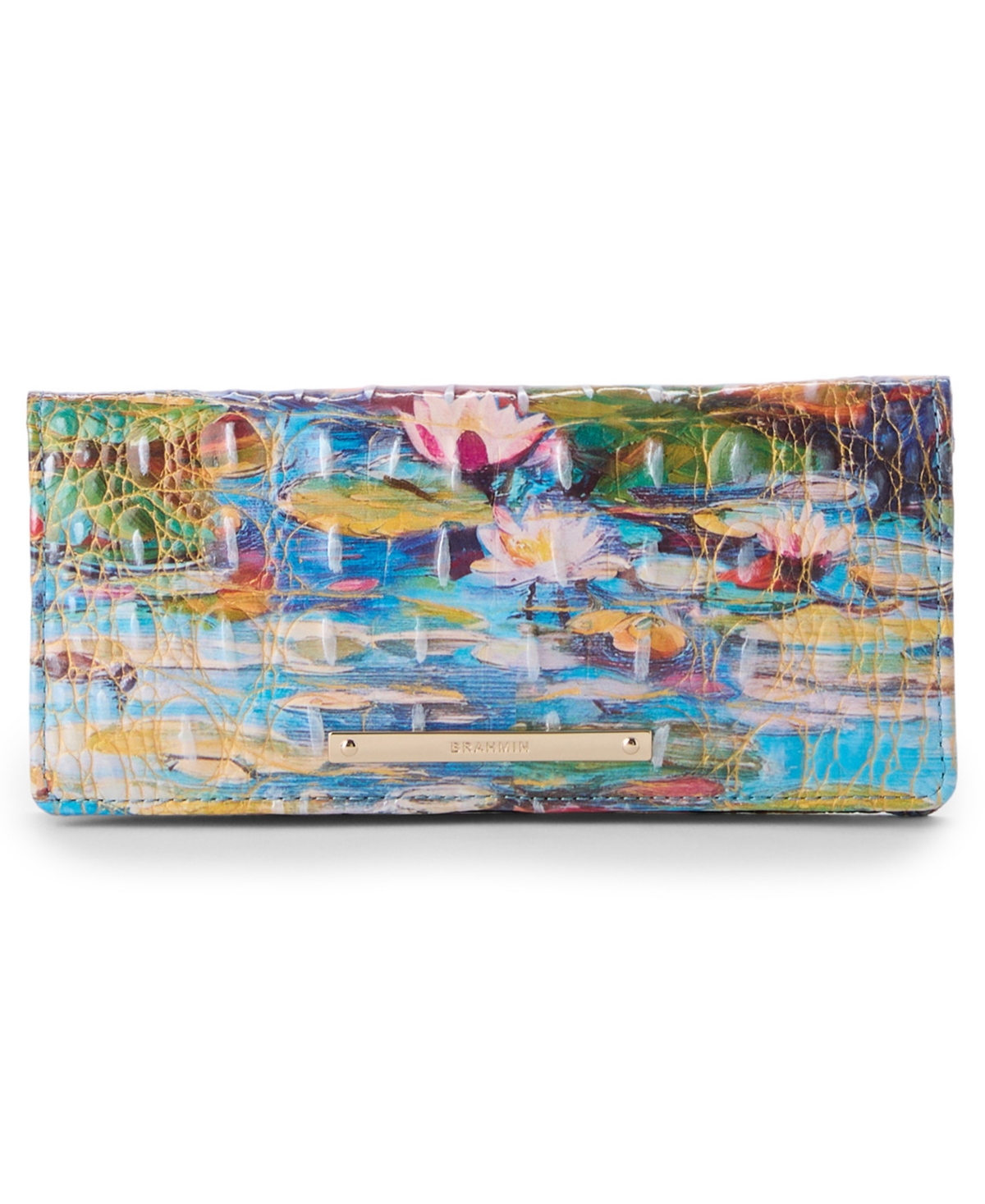 Click here for Brahmin Womens Ady Leather Wallet - Waterlily prices