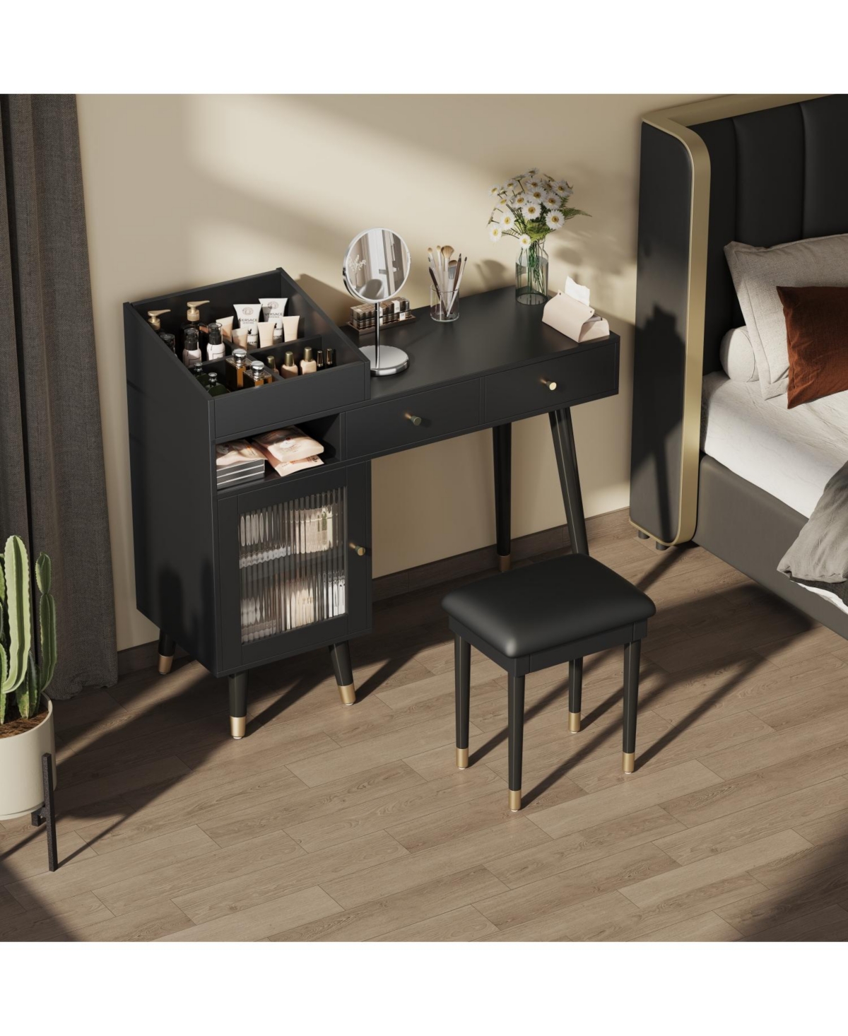 Click here for Streamdale Furniture Vanity Desk with Drawers Cabi... prices