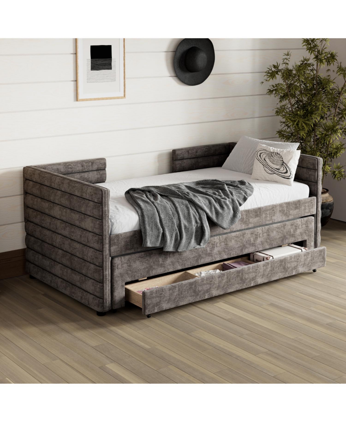 Click here for Streamdale Furniture Twin Upholstered Daybed with... prices