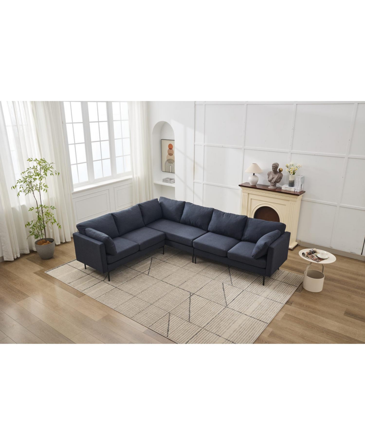 Click here for Streamdale Furniture 106" Sectional Sofa Couc... prices