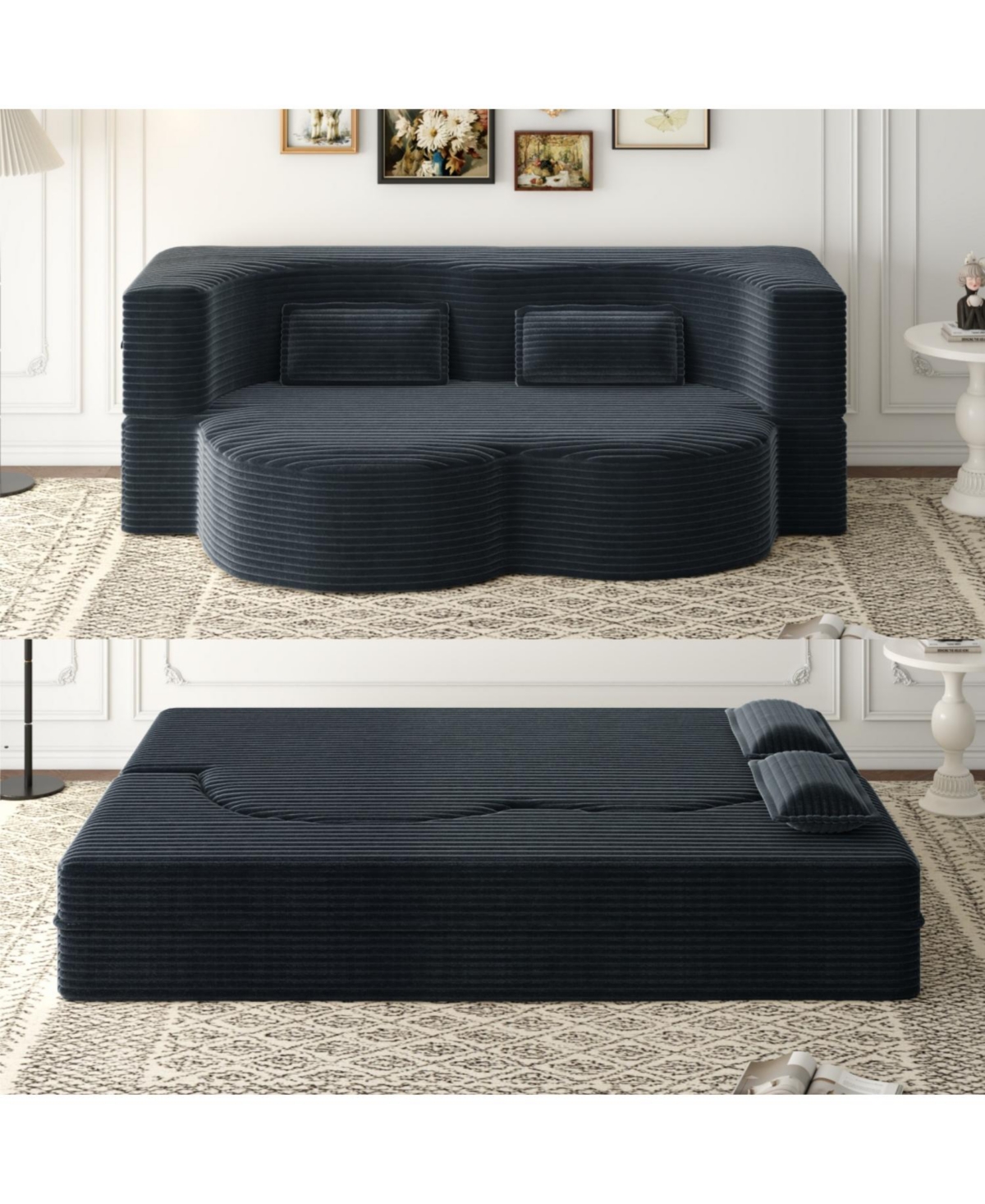 Click here for Streamdale Furniture Streamdale Corduroy Foam Slee... prices