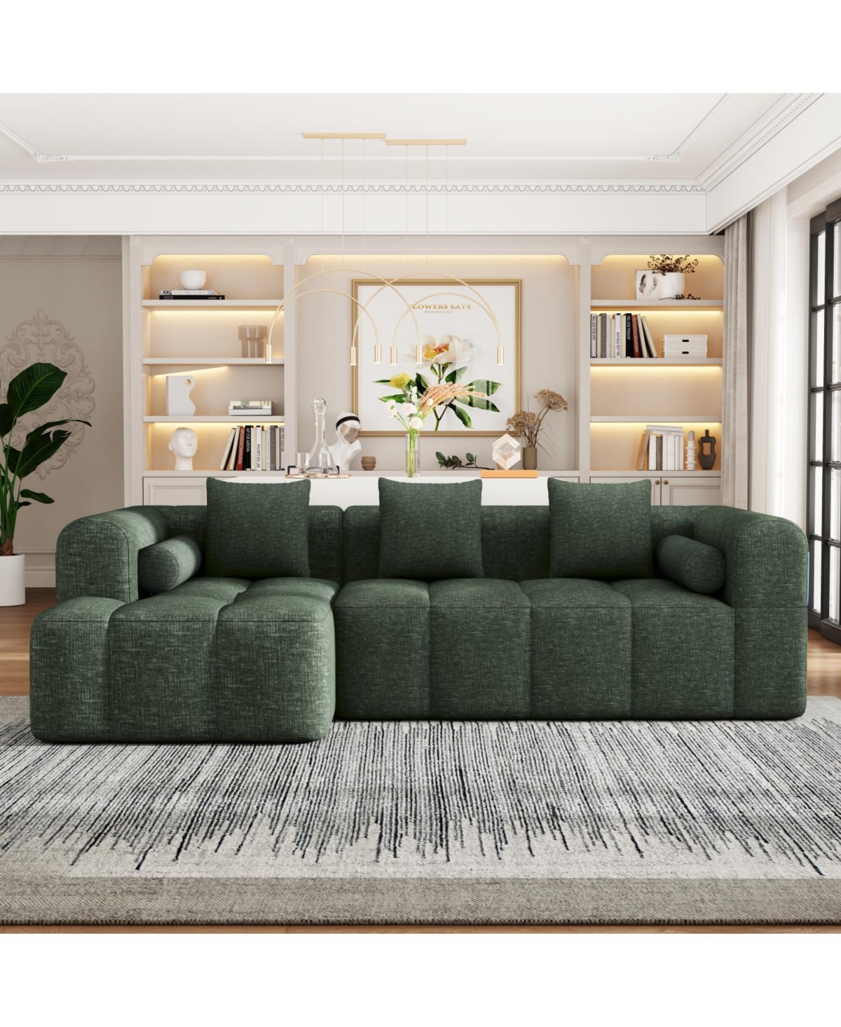 Click here for Streamdale Furniture 101" Sectional Sofa Modu... prices