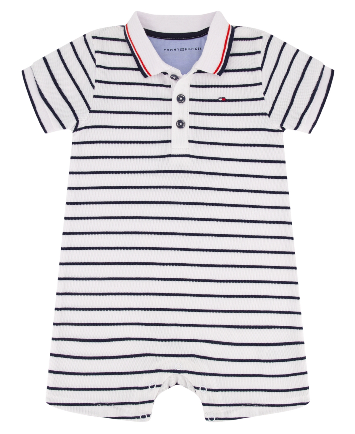 Click here for Tommy Hilfiger Baby Boys Striped Pique Knit Collar... prices