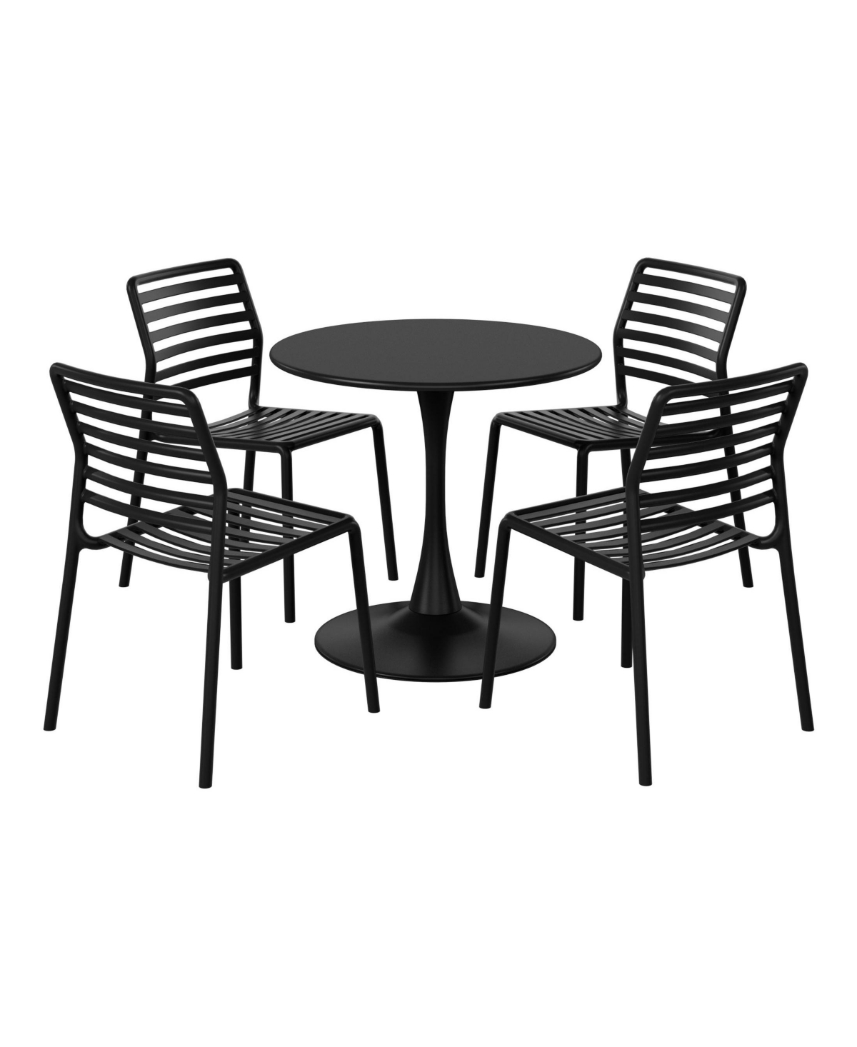 Click here for WestinTrends 5-Piece Outdoor Indoor Metal Patio Di... prices