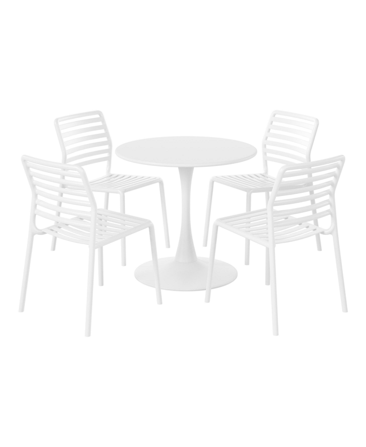 Click here for WestinTrends 5-Piece Outdoor Indoor Metal Patio Di... prices