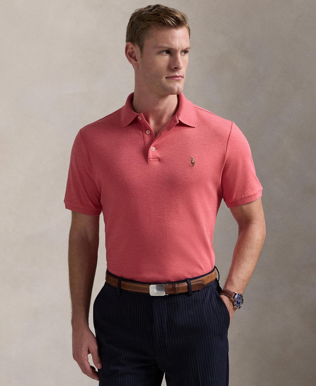 Click here for Polo Ralph Lauren Mens Custom Slim-Fit Soft Cotton... prices