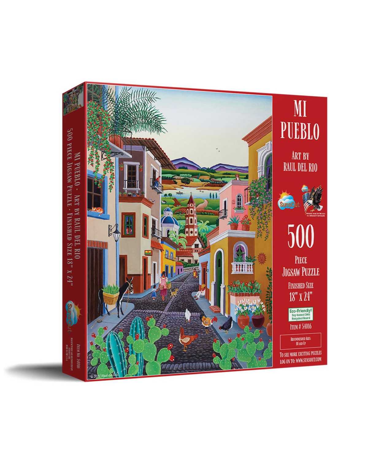 Click here for SunsOut My Village 500 piece Jigsaw Puzzle for Adu... prices