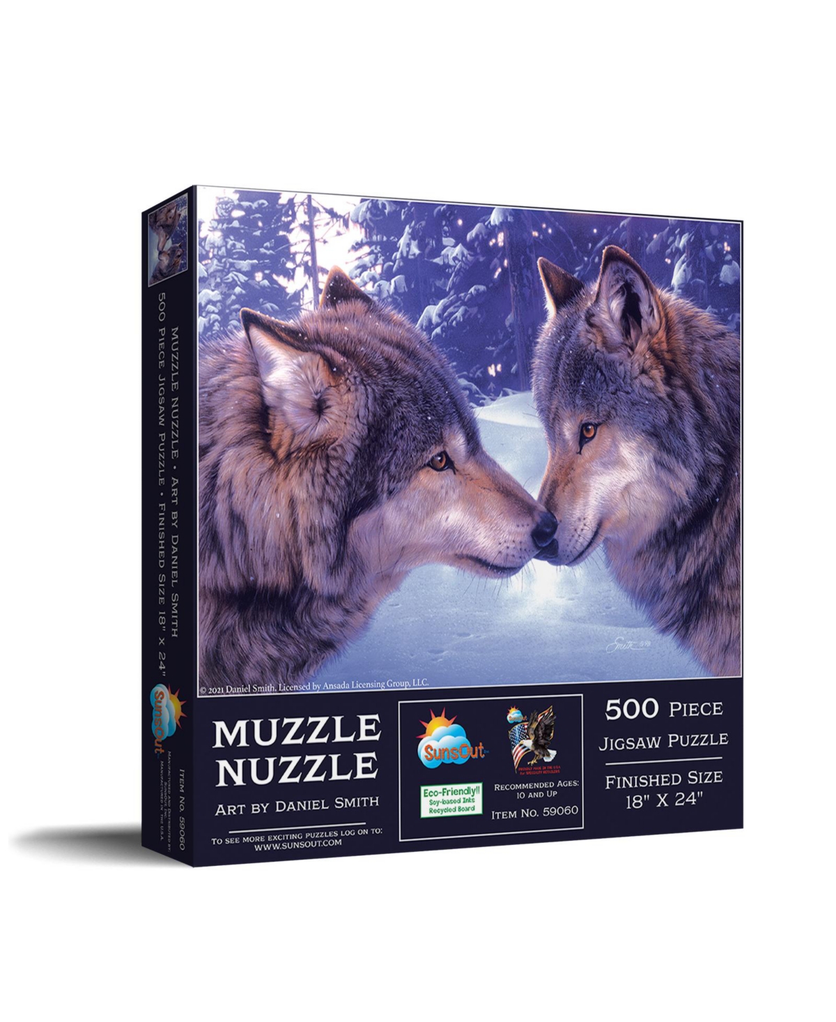 Click here for SunsOut Muzzle Nuzzle 500 piece Jigsaw Puzzle for... prices