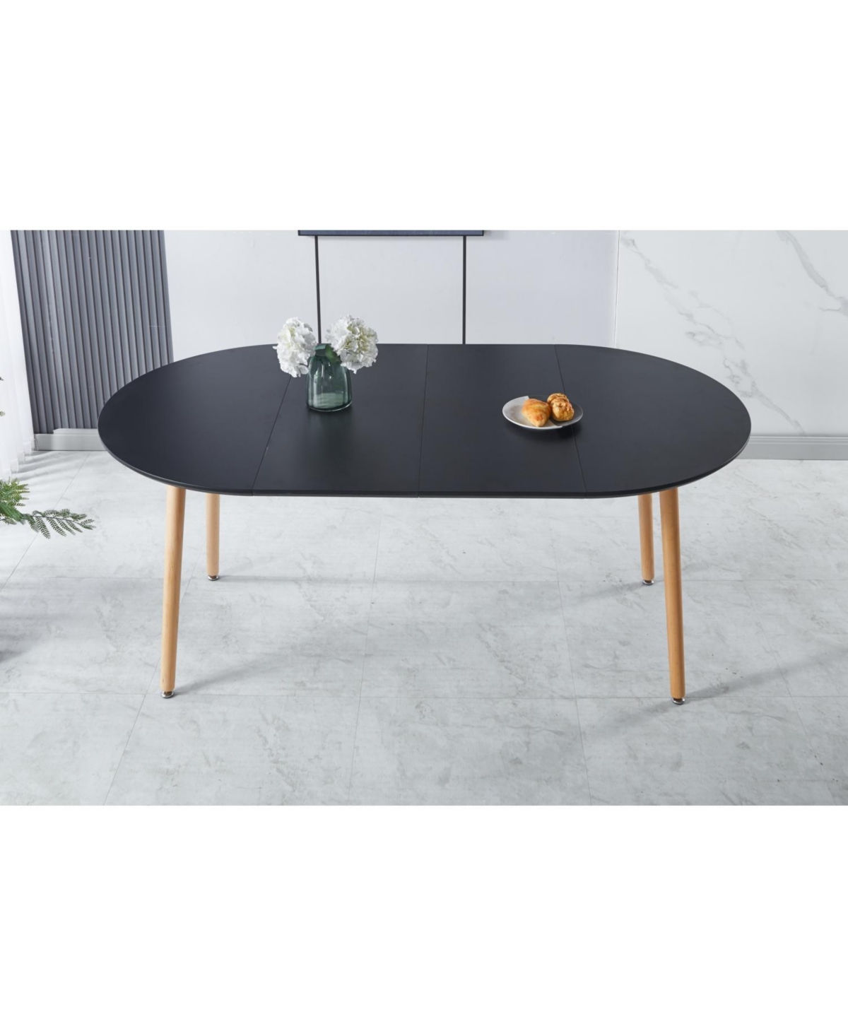 Click here for Streamdale Furniture Extensible Black Table- Wood... prices
