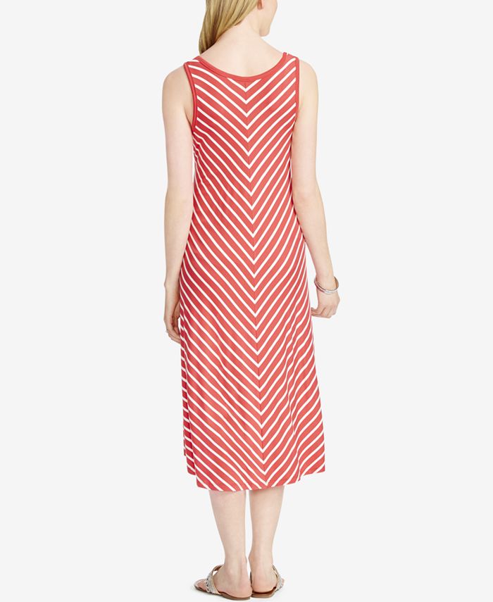 Jessica Simpson Maternity Striped Sleeveless Dress from Motherhood ...