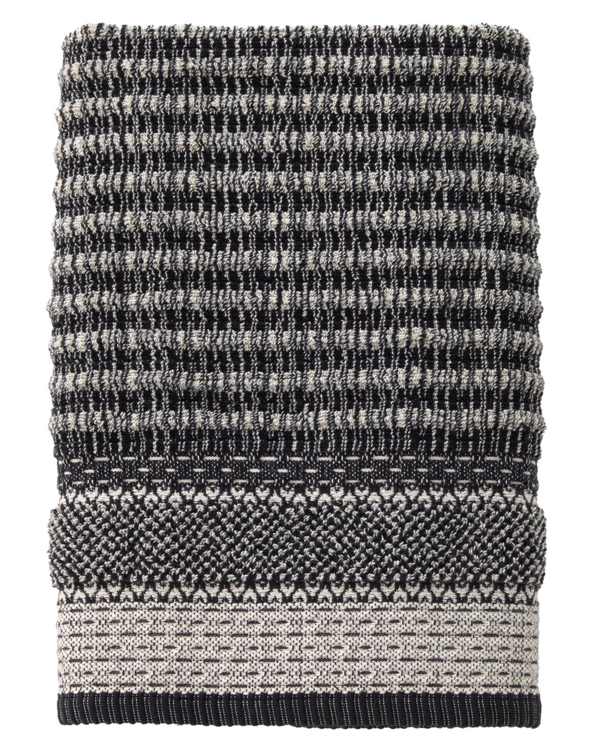 Click here for Skl Home Lewis Jacquard Bath Towel  28 x 54 - Blac... prices