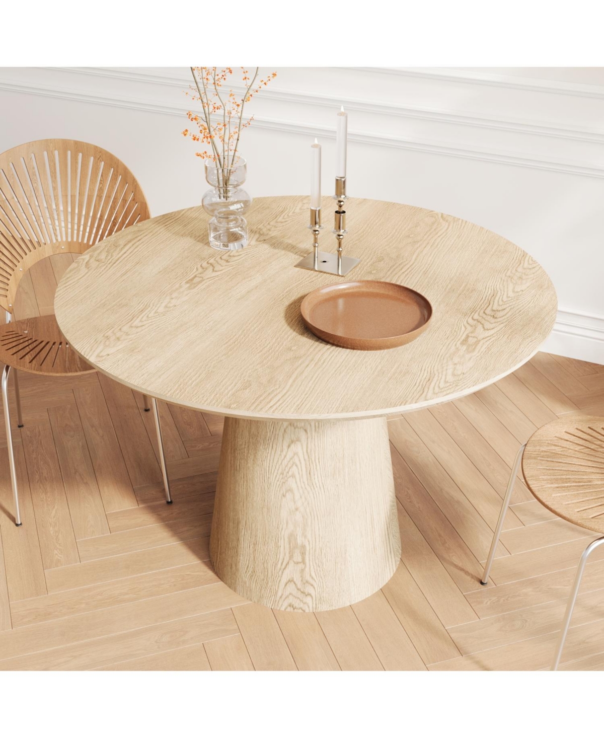 Click here for Streamdale Furniture 43" Round Wood Dining Ta... prices
