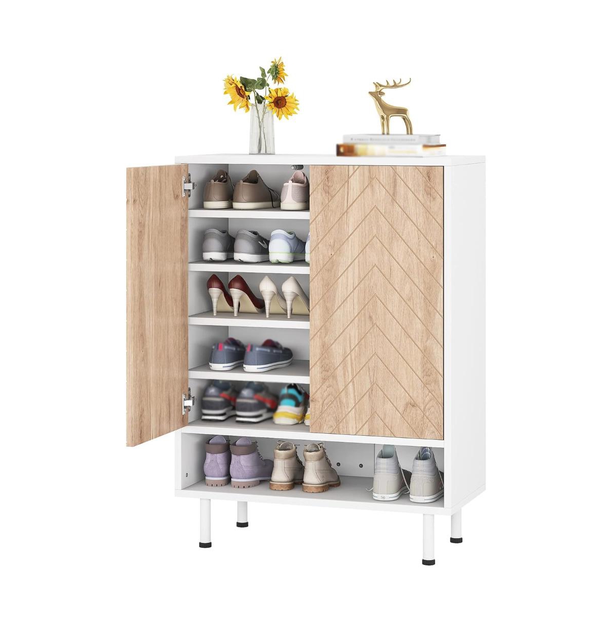Click here for Slickblue Entryway Shoe Storage Cabinet with 2 Doo... prices