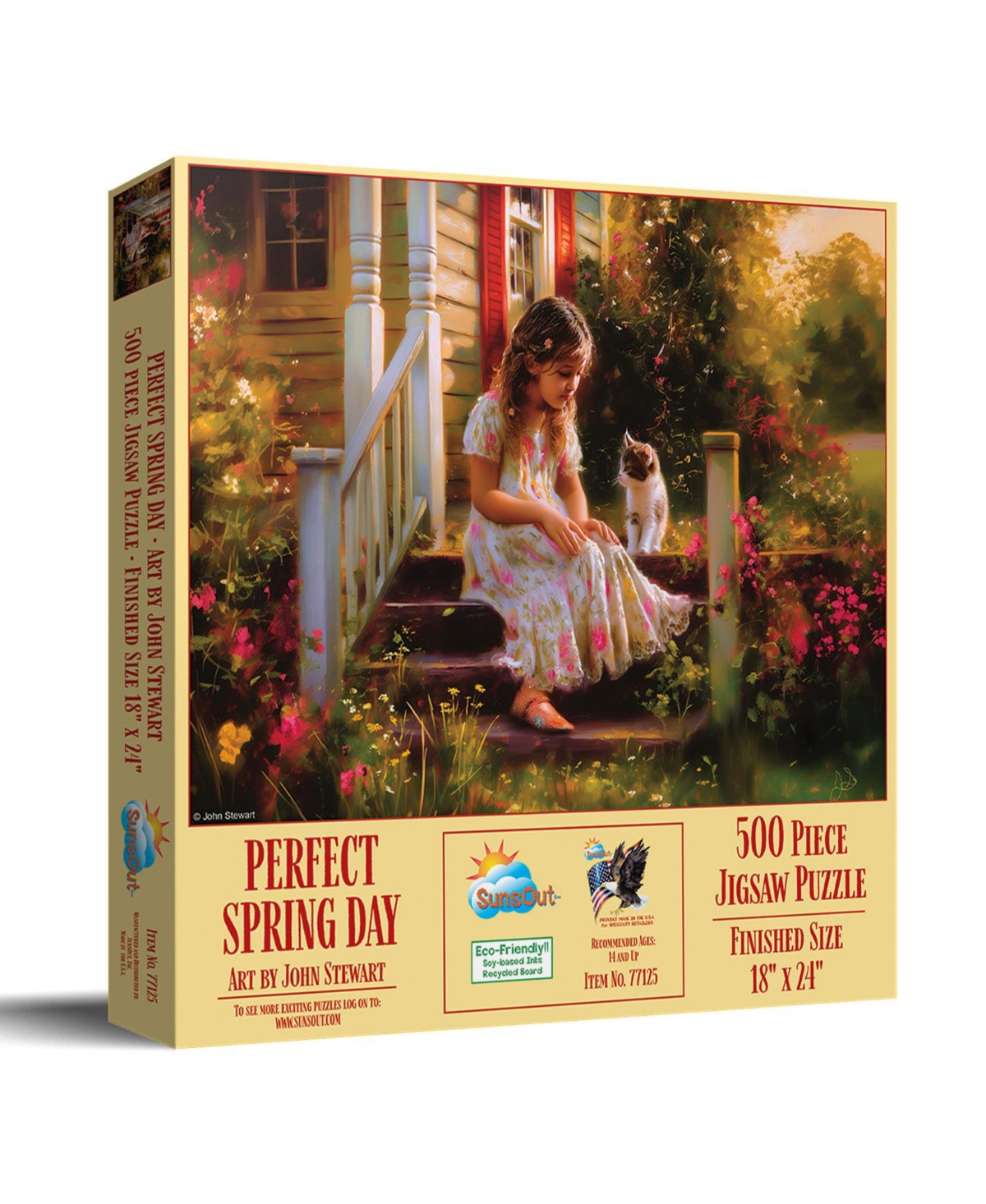 Click here for SunsOut Perfect Spring Day 500 piece Jigsaw Puzzle... prices
