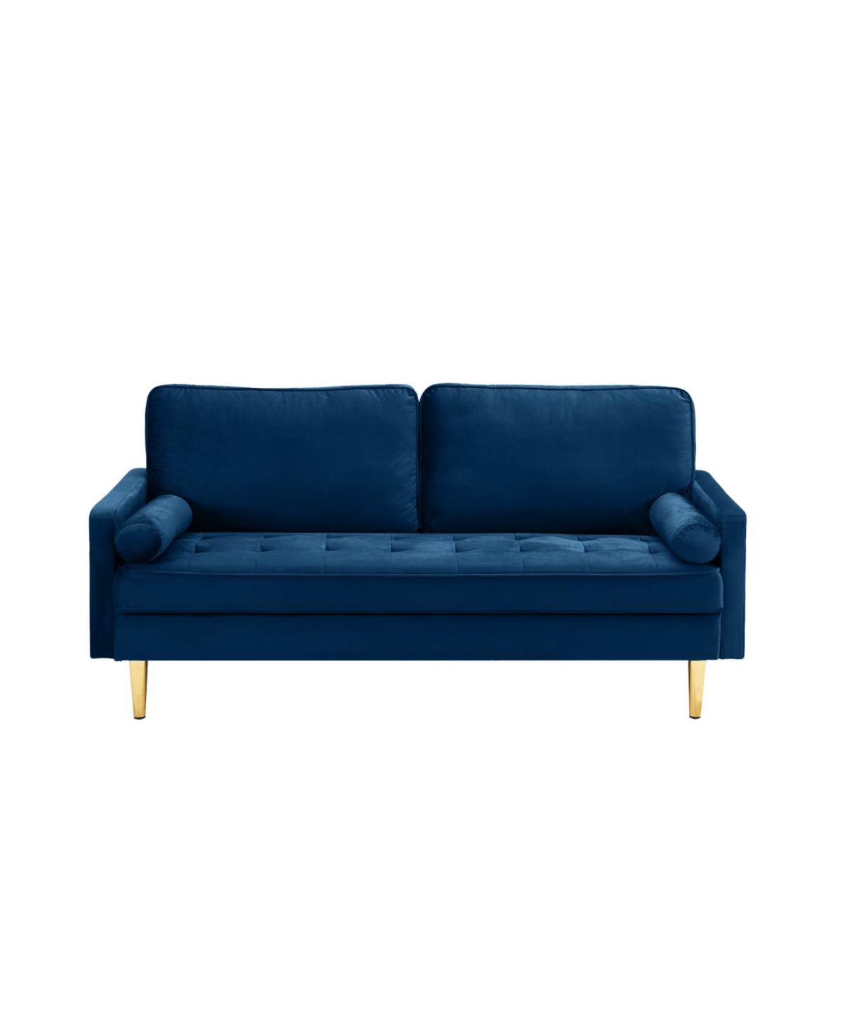 Click here for Streamdale Furniture Velvet Sofa 65 inch - Navy prices