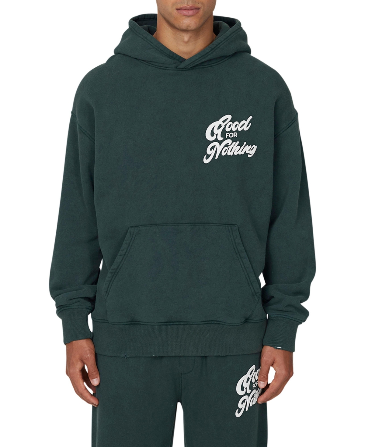 Click here for Good For Nothing Womens Funk Relaxed Hoodie - Gree... prices