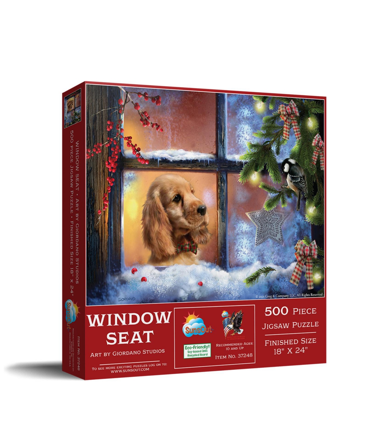 Click here for SunsOut Window Seat 500 piece Jigsaw Puzzle for Ad... prices
