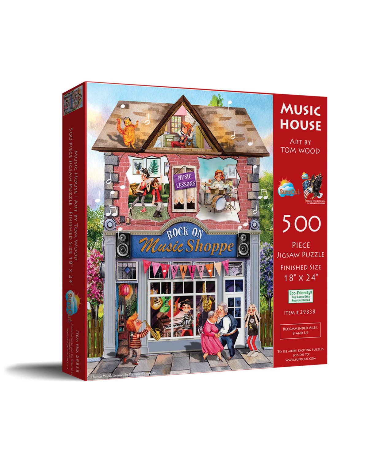 Click here for SunsOut Music House 500 piece Jigsaw Puzzle for Ad... prices
