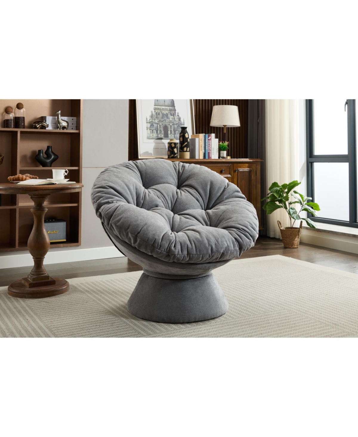 Click here for Streamdale Furniture Cozy Oversized Swivel Chair -... prices
