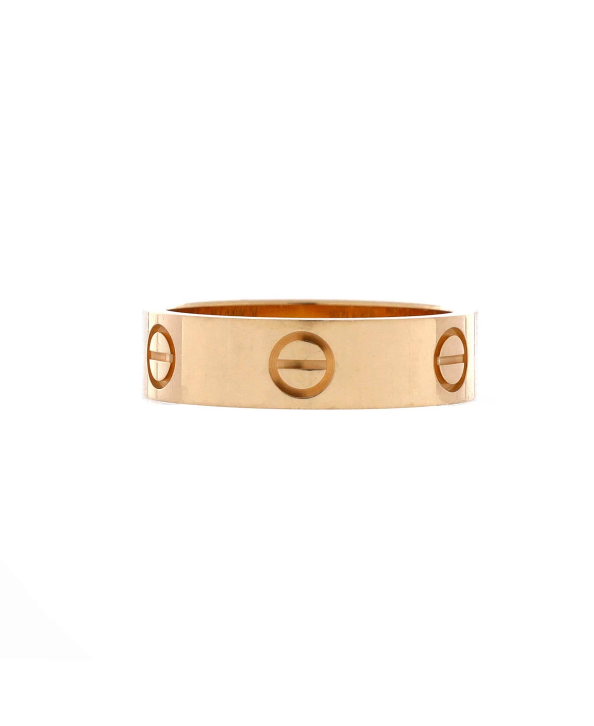 Click here for Pre-Owned Cartier Love Band Ring - 18k yellow gold prices