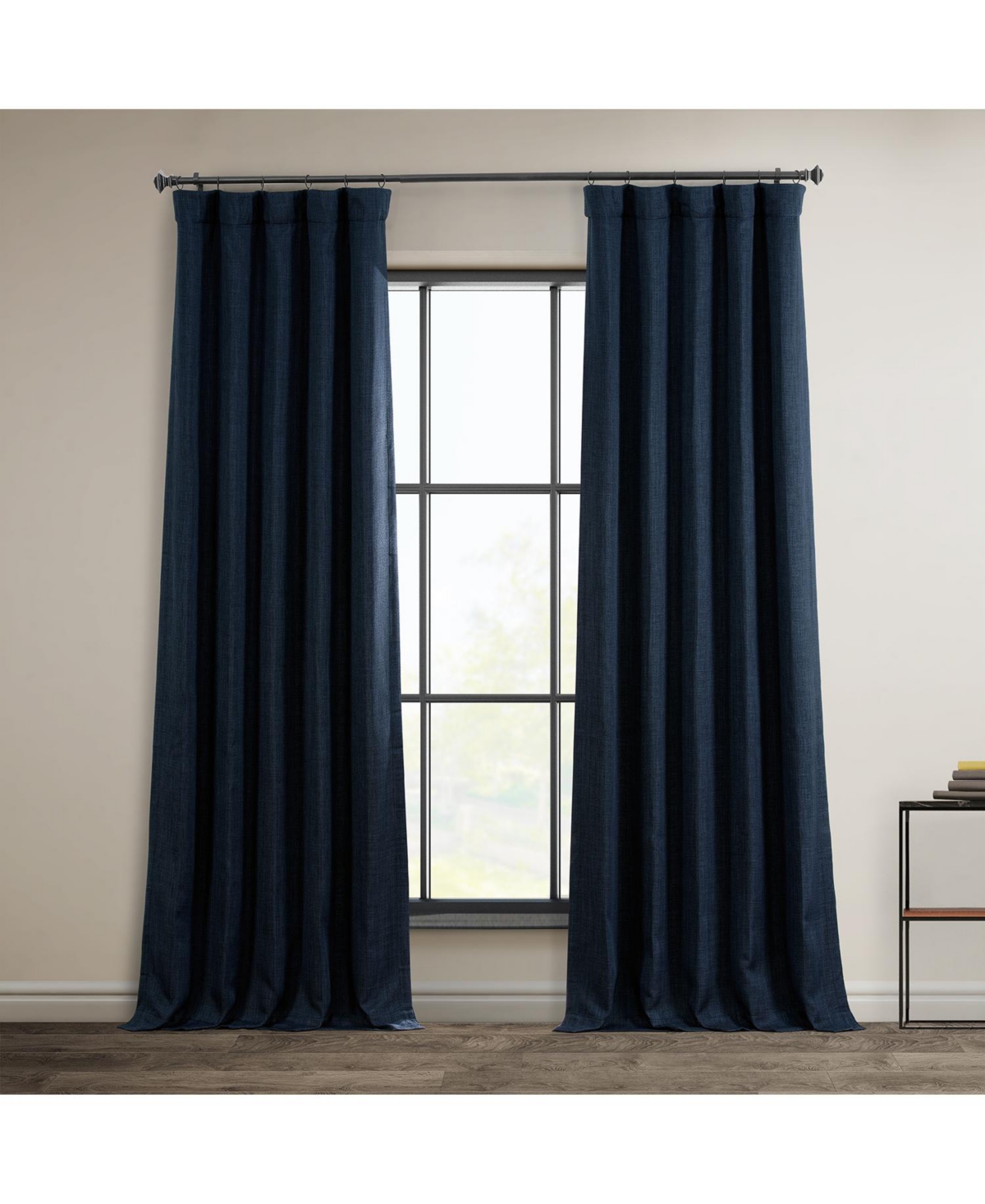 Click here for Half Price Drapes Textured Faux Linen Room Darkeni... prices
