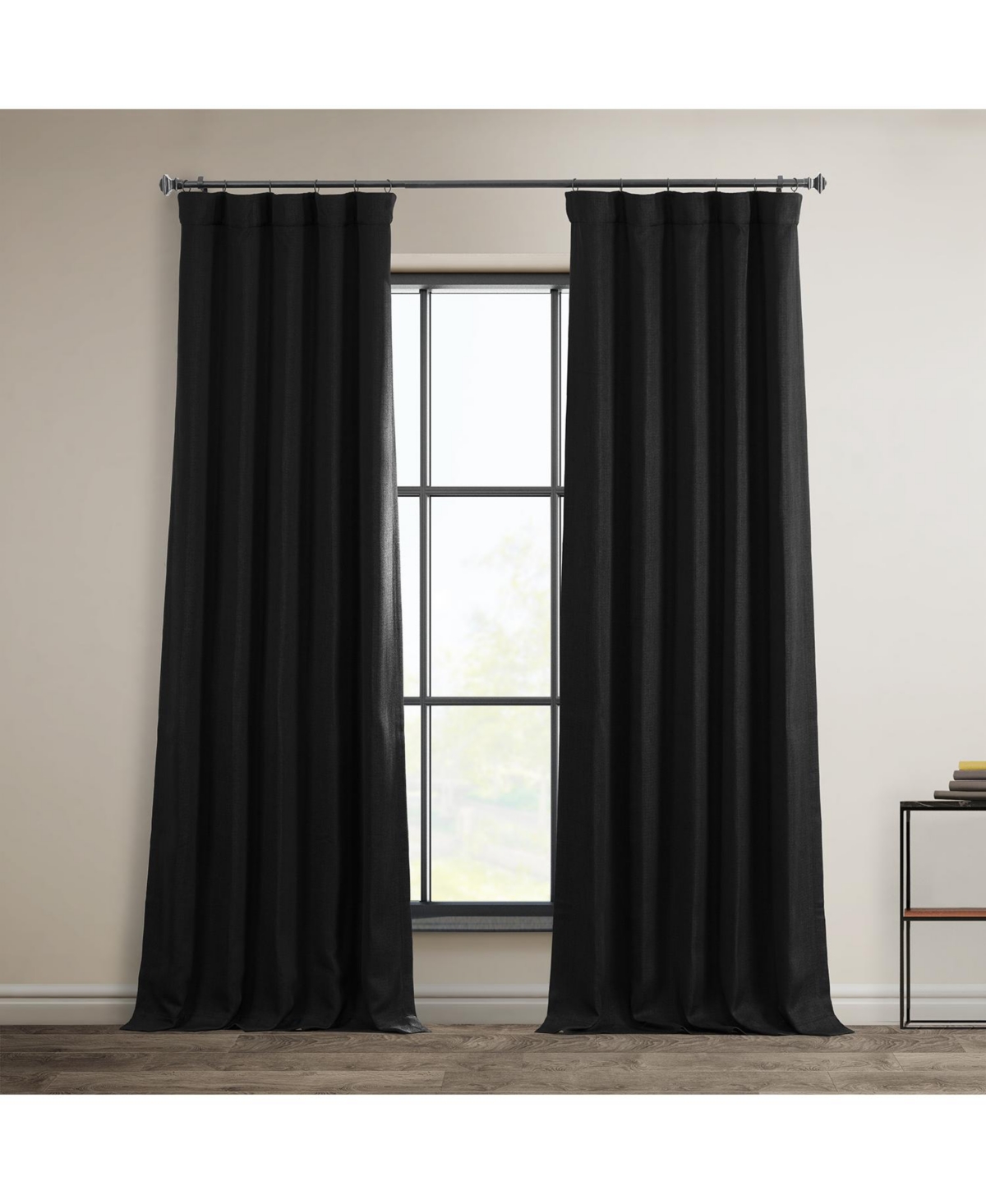 Click here for Half Price Drapes Textured Faux Linen Room Darkeni... prices