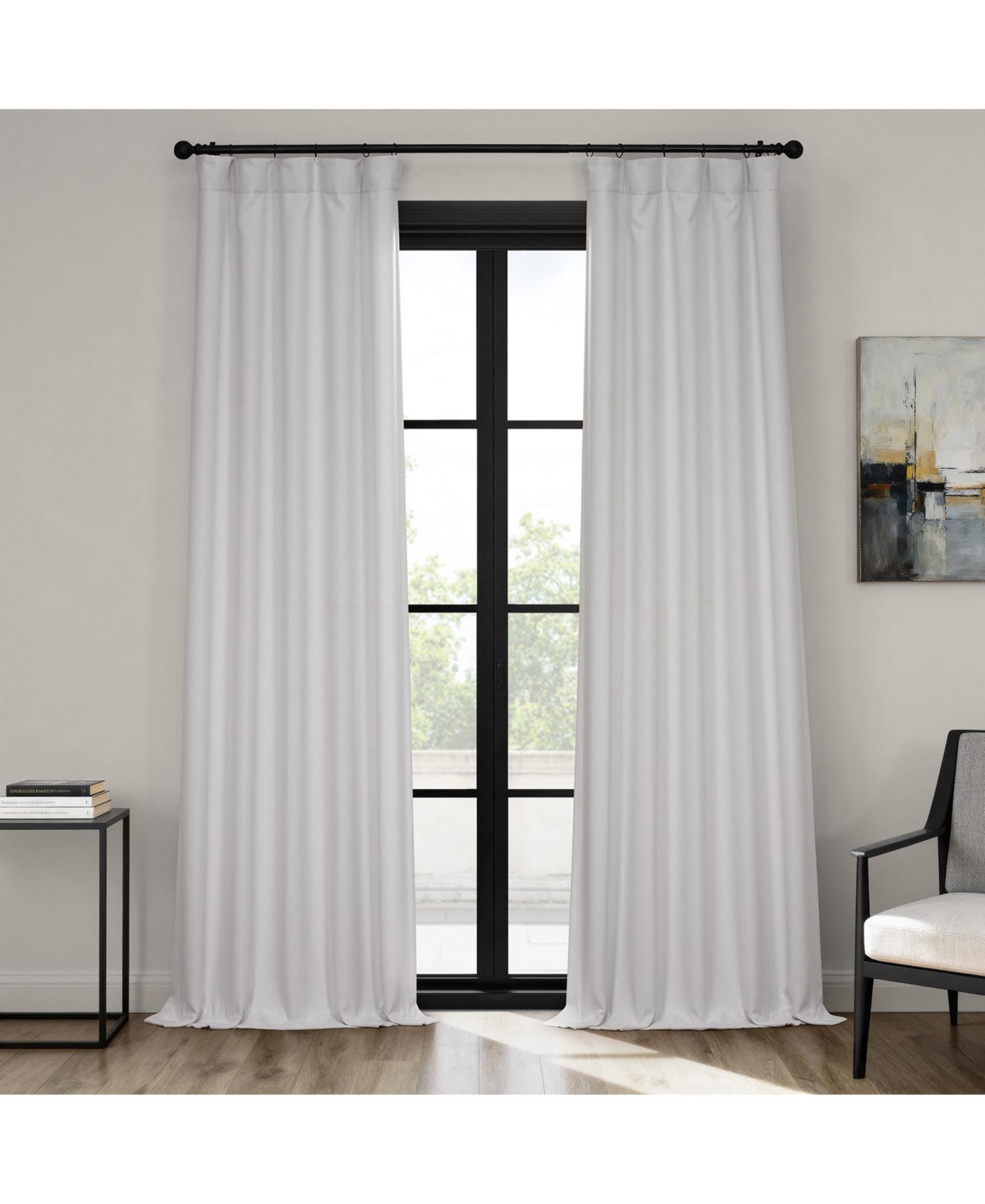 Click here for Half Price Drapes Textured Faux Linen Room Darkeni... prices
