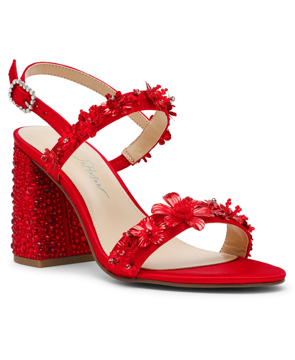 Click here for Betsey Johnson Womens Drue Block Heel Dress Sandal... prices