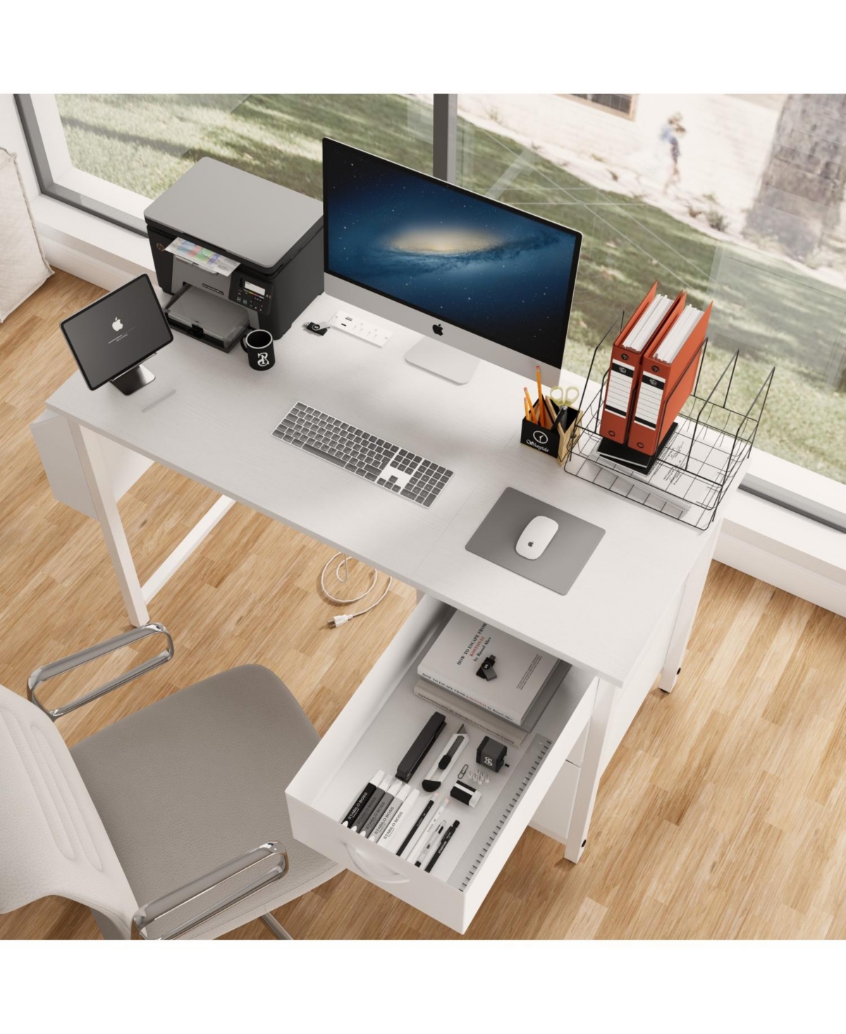 Click here for Streamdale Furniture 47" Office Desk with Pow... prices