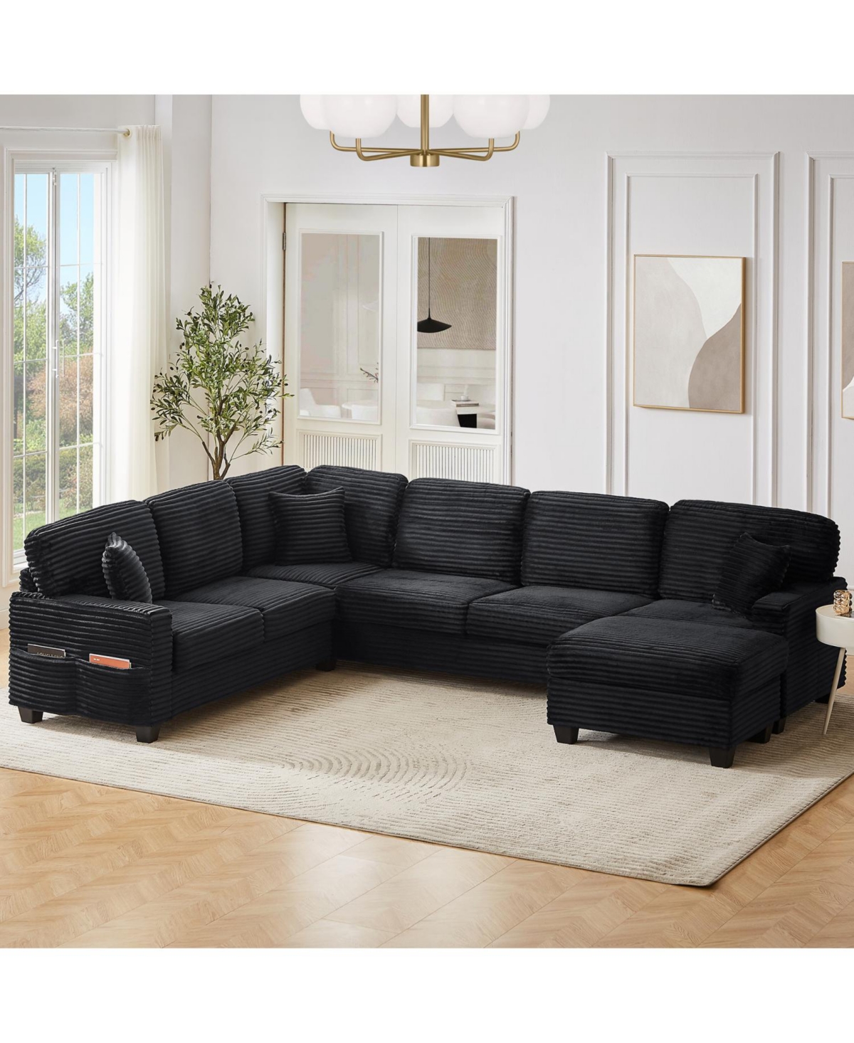 Click here for Streamdale Furniture U-Shaped Sectional Sofa with... prices