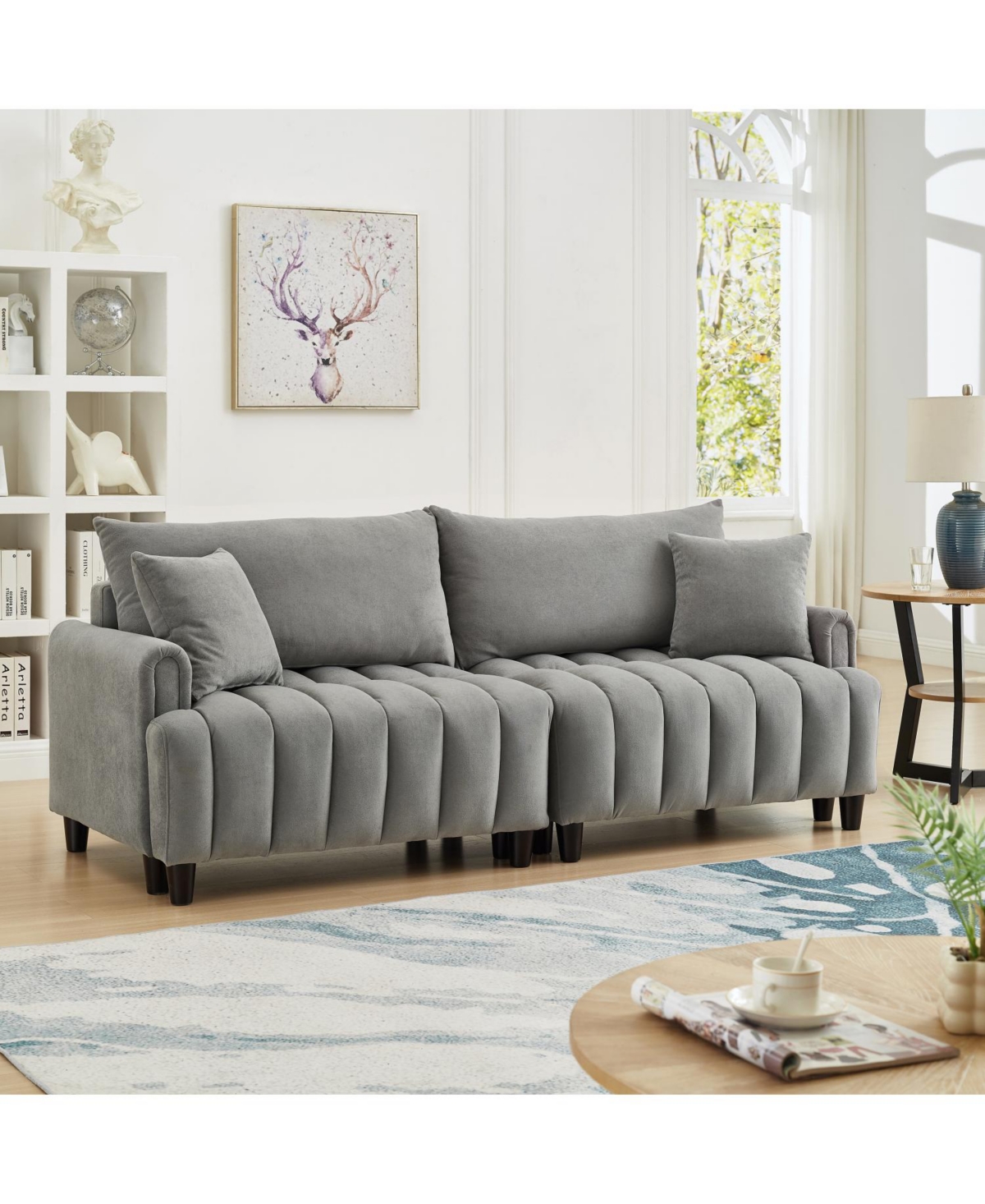 Click here for Streamdale Furniture 83 Futon Sofa Bed with Pillow... prices