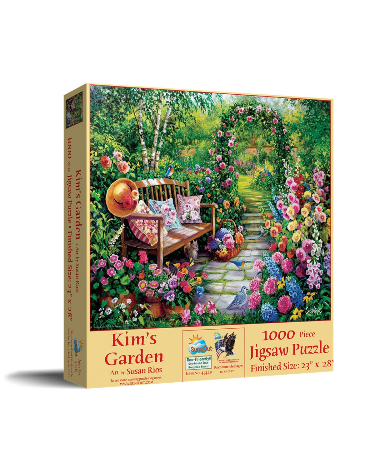 Click here for SunsOut Kims Garden 1000 piece Jigsaw Puzzle for A... prices