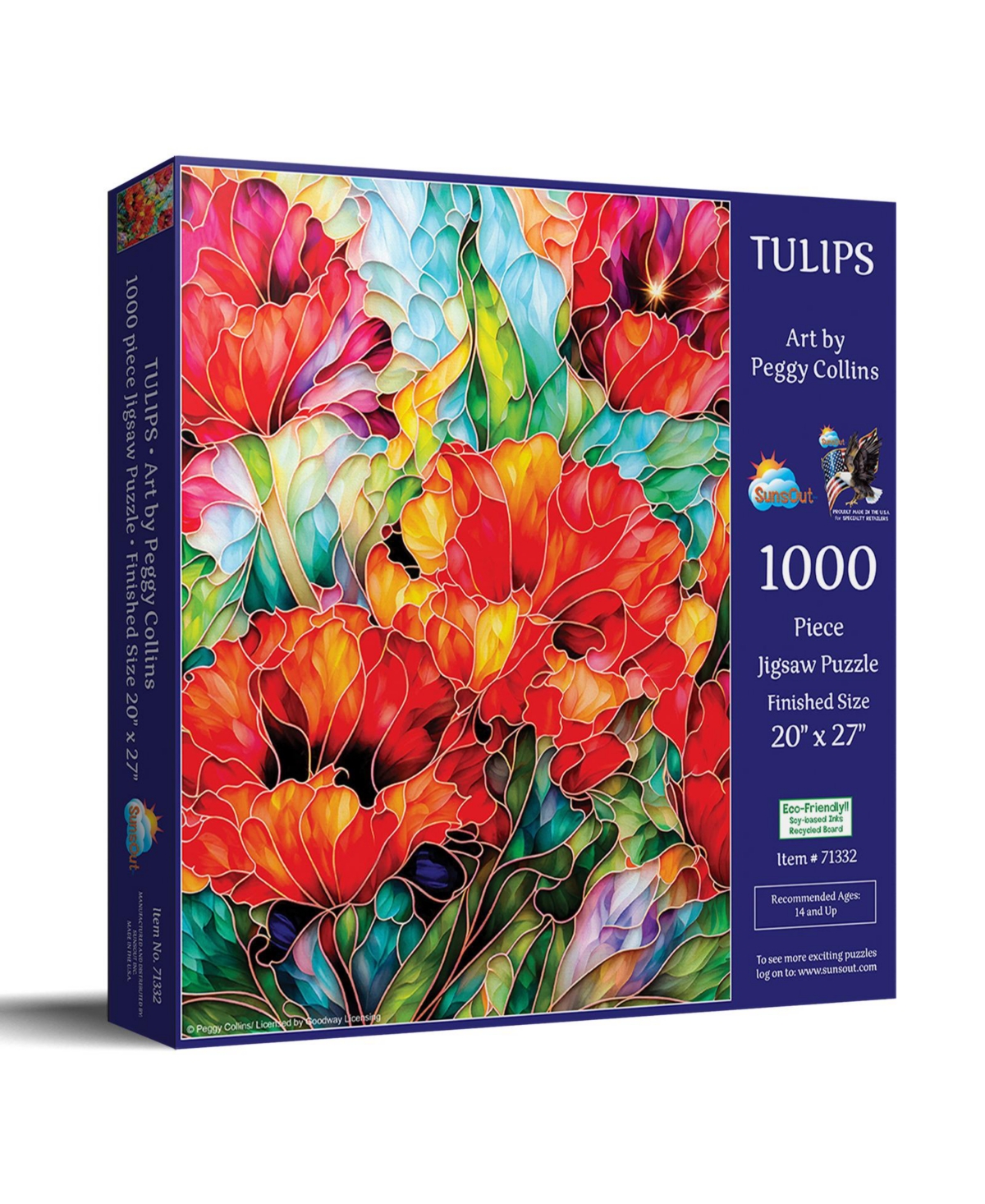 Click here for SunsOut Tulips 1000 piece Jigsaw Puzzle for Adults prices